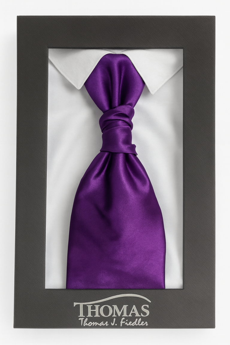 corbatín/plastron/morado | Thomas Fiedler